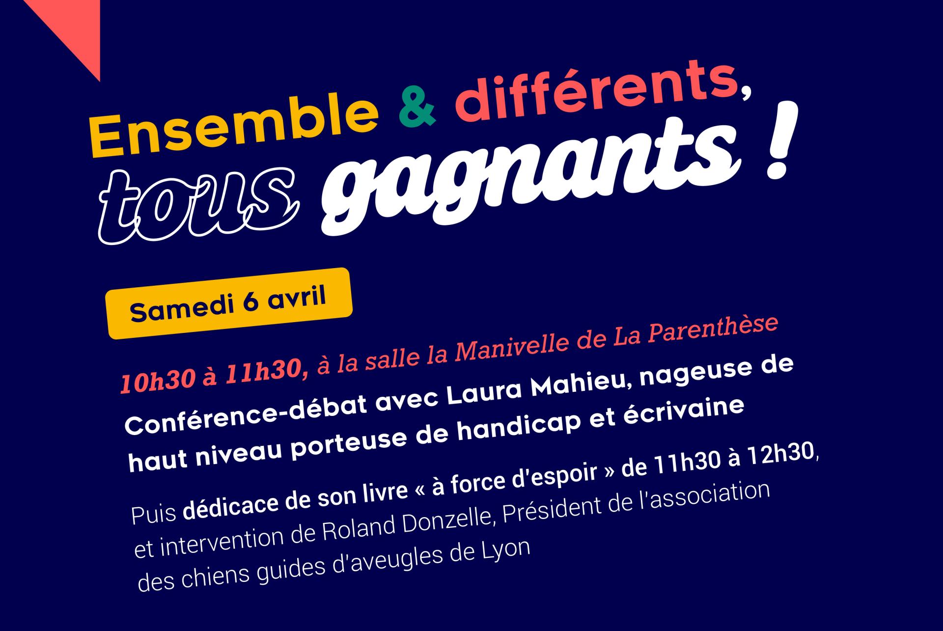 Conférence-débat avec Laura Mahieu, nageuse de haut niveau porteuse de ...